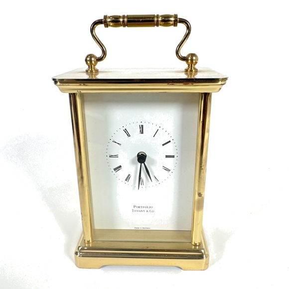 Tiffany & Co. | Wall Decor | Tiffany Co Brass Portfolio Quartz Desk ...